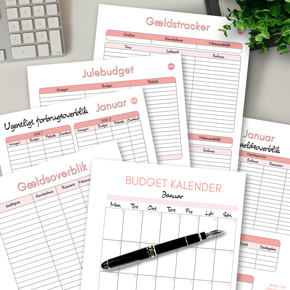 Print-selv budgetark – Side 2 – Jeanett Veronica Studio