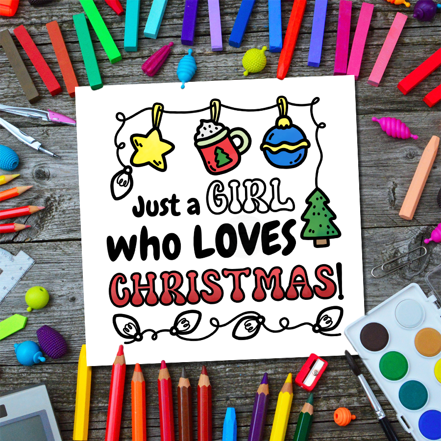 Cozy Girl Christmas - Bold & Easy malebog – Jeanett Veronica Studio